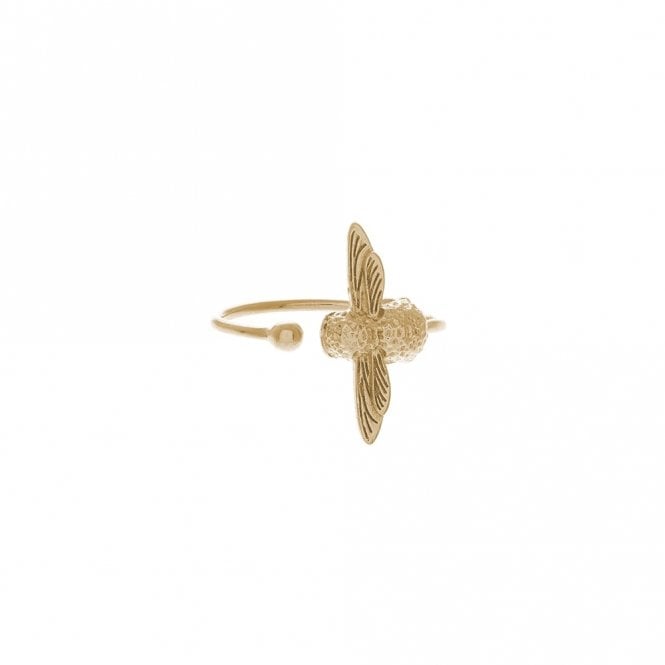 3D Bee Ring Gold - Jewellery from Bradbury's The Jewellers UK